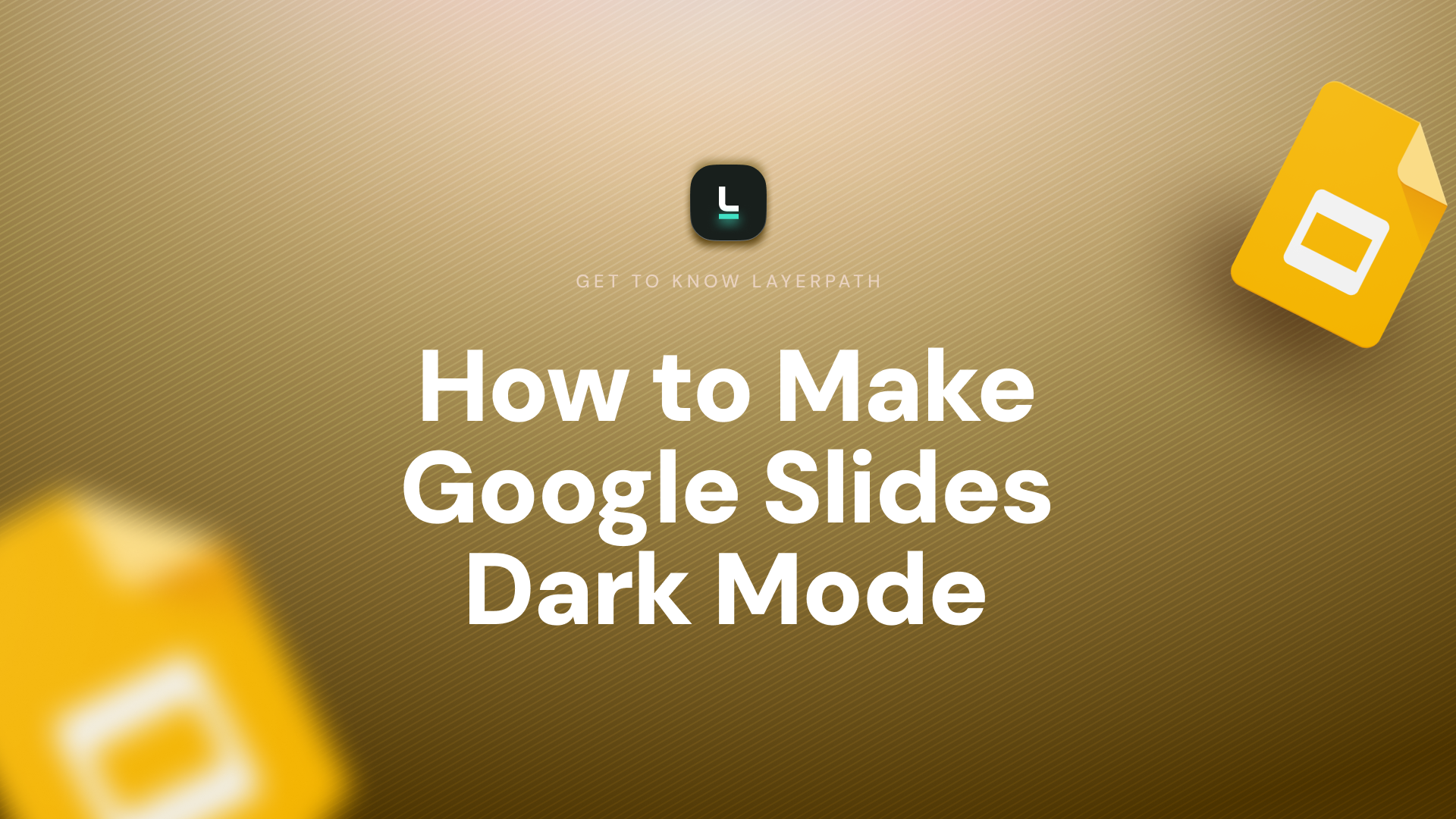 How to Make Google Slides Dark Mode