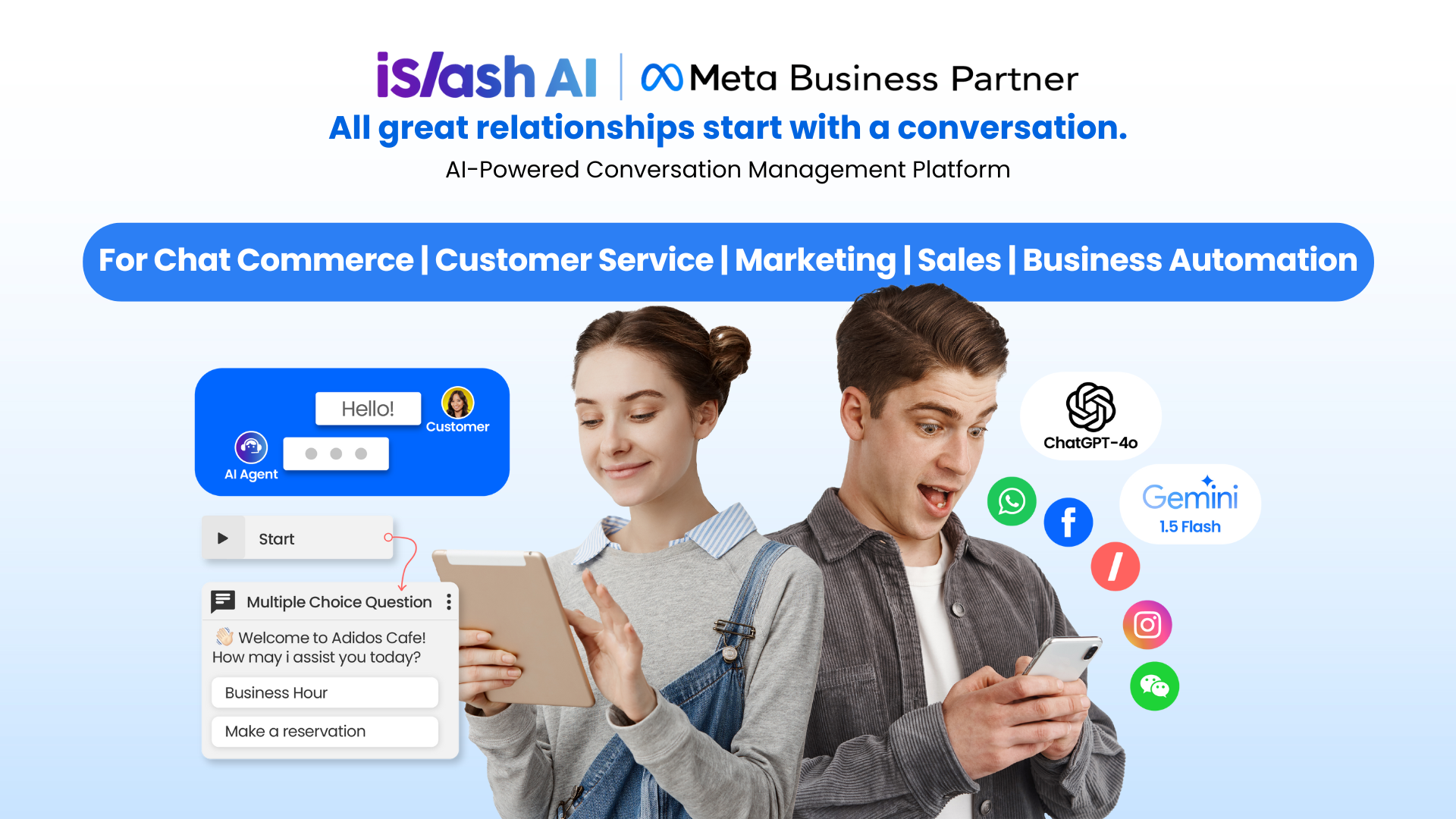 Streamline Your Sales & Marketing Funnel | Free WhatsApp Business API Upgrade –iSlash AI