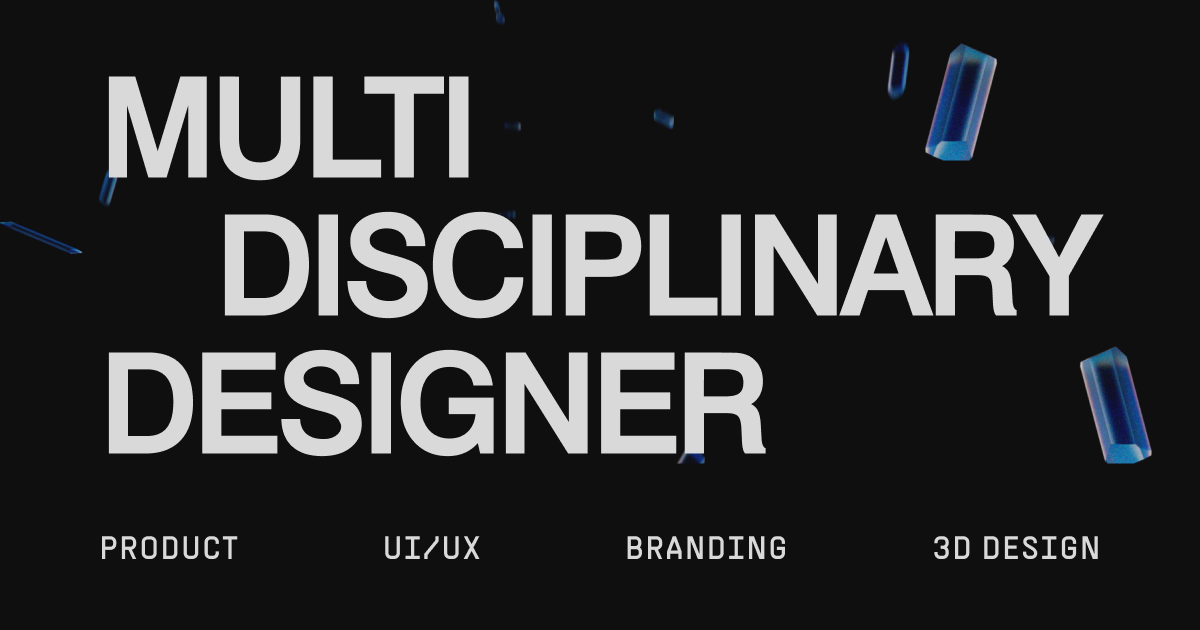 Adam Kozel - Multidisciplinary Designer