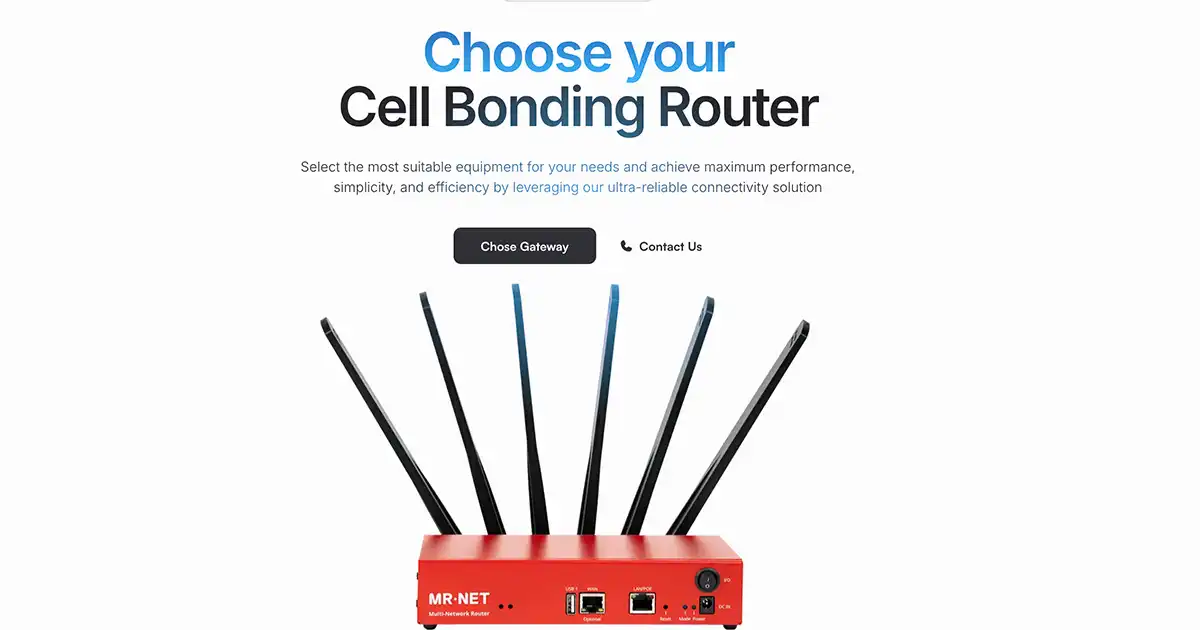 MR·NET Cellular Bonding Routers