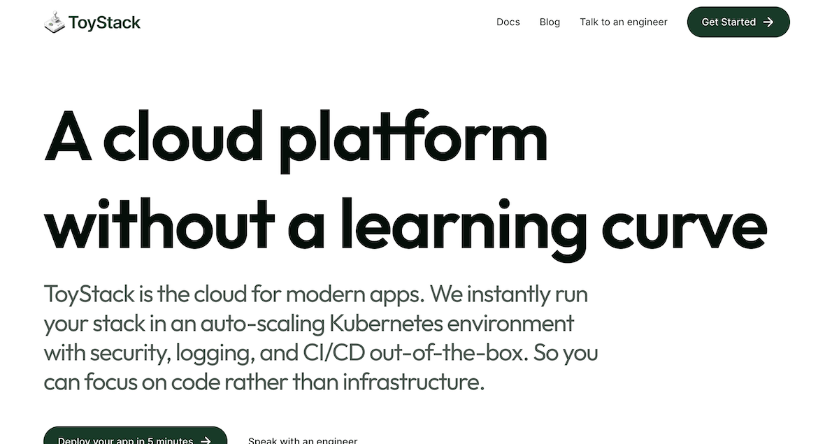 ToyStack: The Neo-Cloud