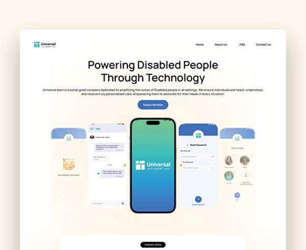Universal Alert - Powering Disabled People Through Technology