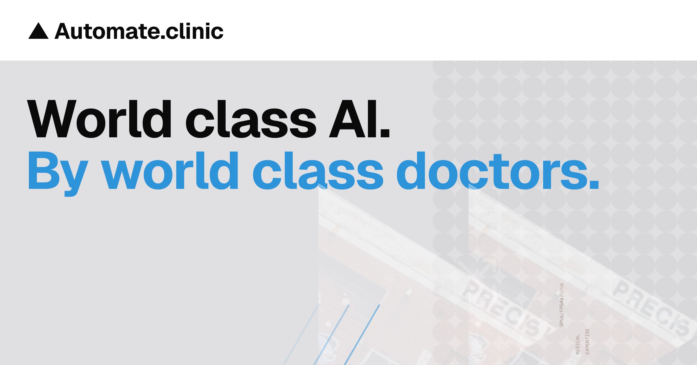 World class AI. By world class doctors.