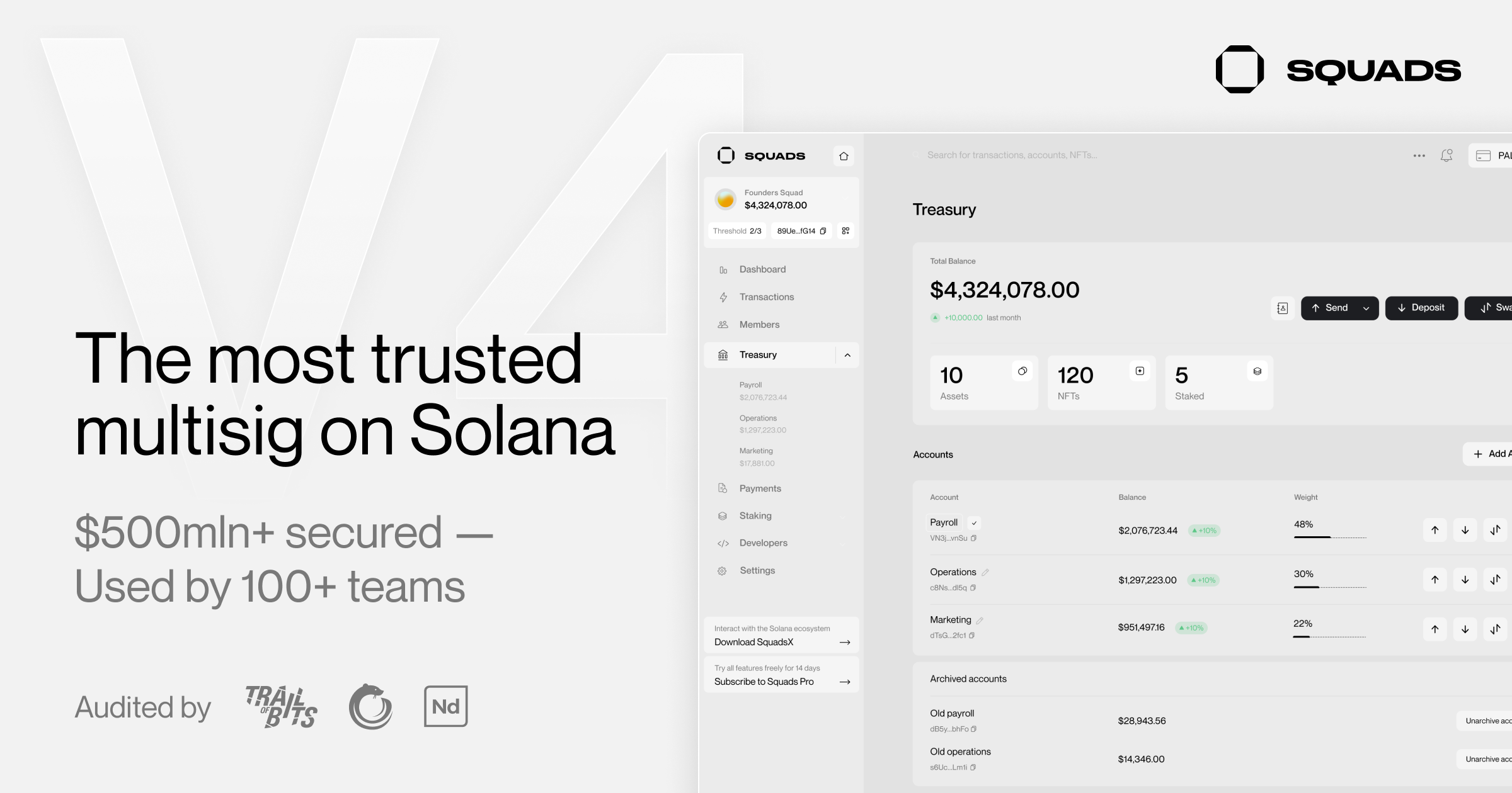 Squads - The Leading Solana Multisig