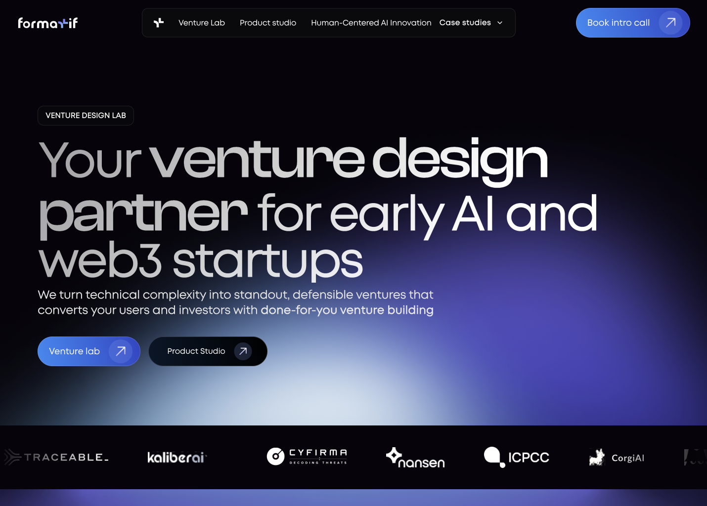 0 to 1 Venture Builder for Early Tech Startups | Venture Design Studio