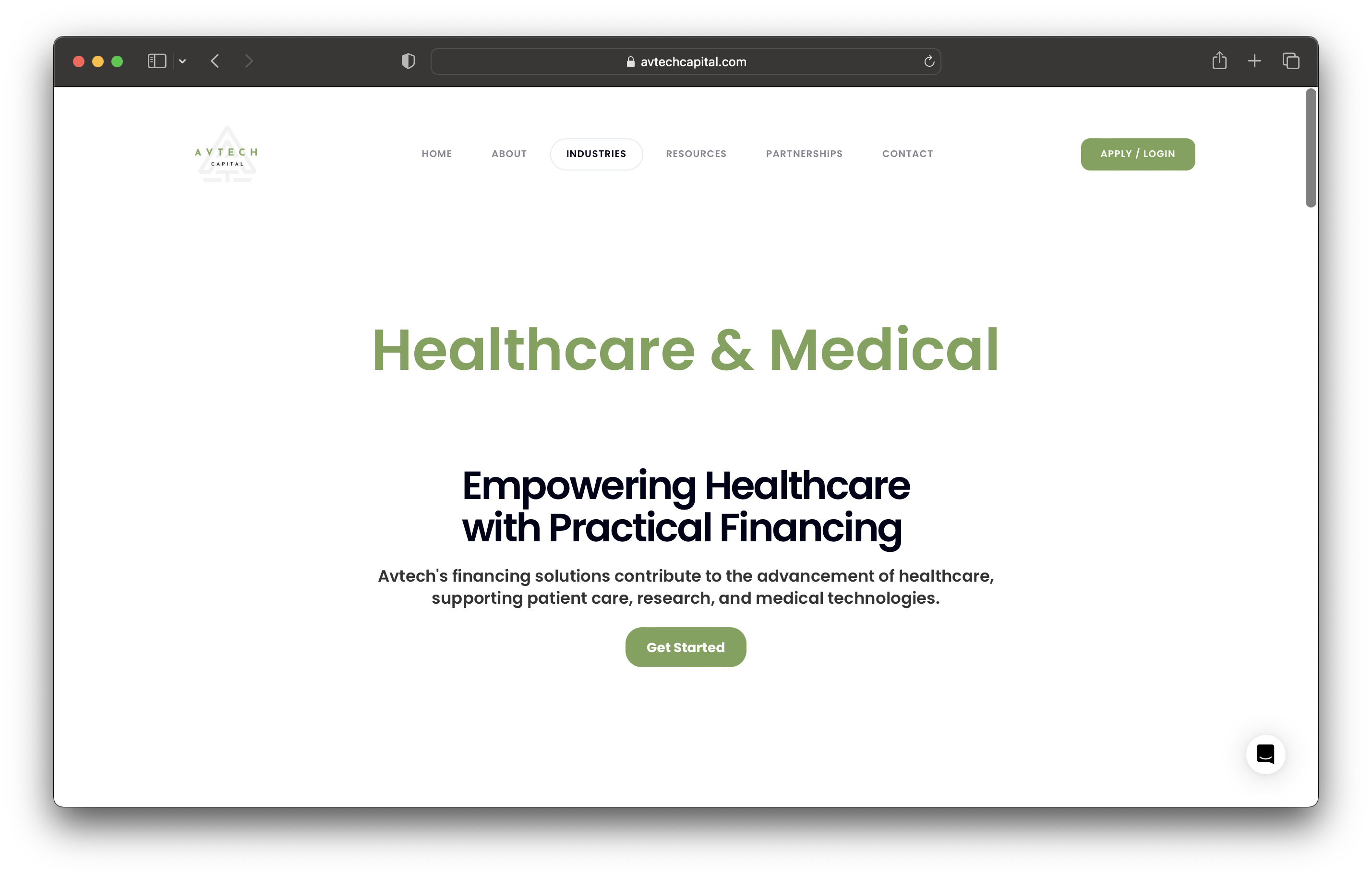Healthcare & Medical Equipment Financing