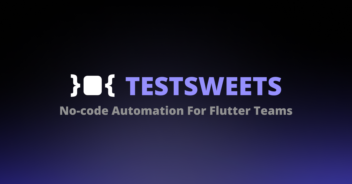 TestSweets - No-code test automation