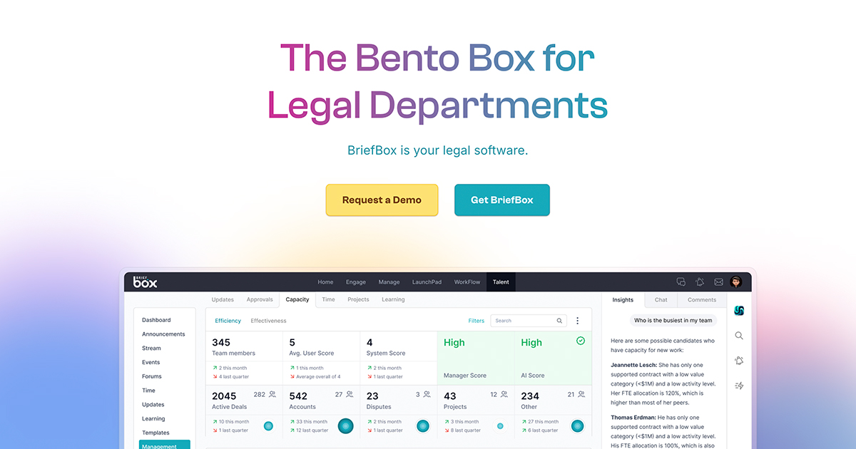 BriefBox | Legal Intake & Matter Management