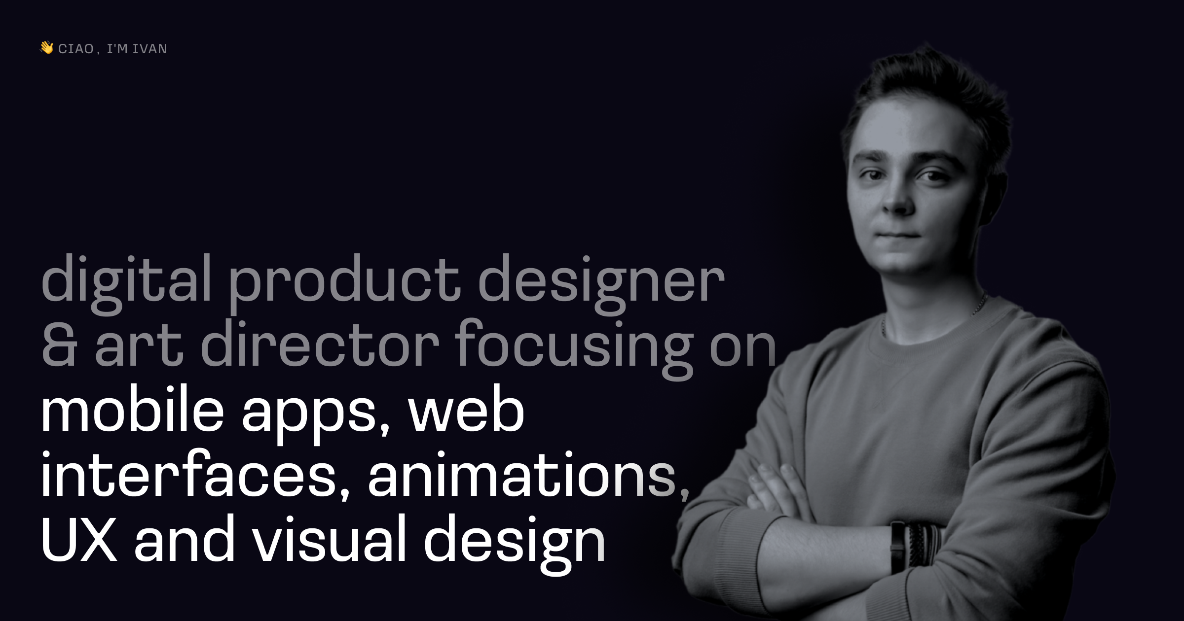 Ivan Parfenov — Digital Product Designer & Art Director Portfolio