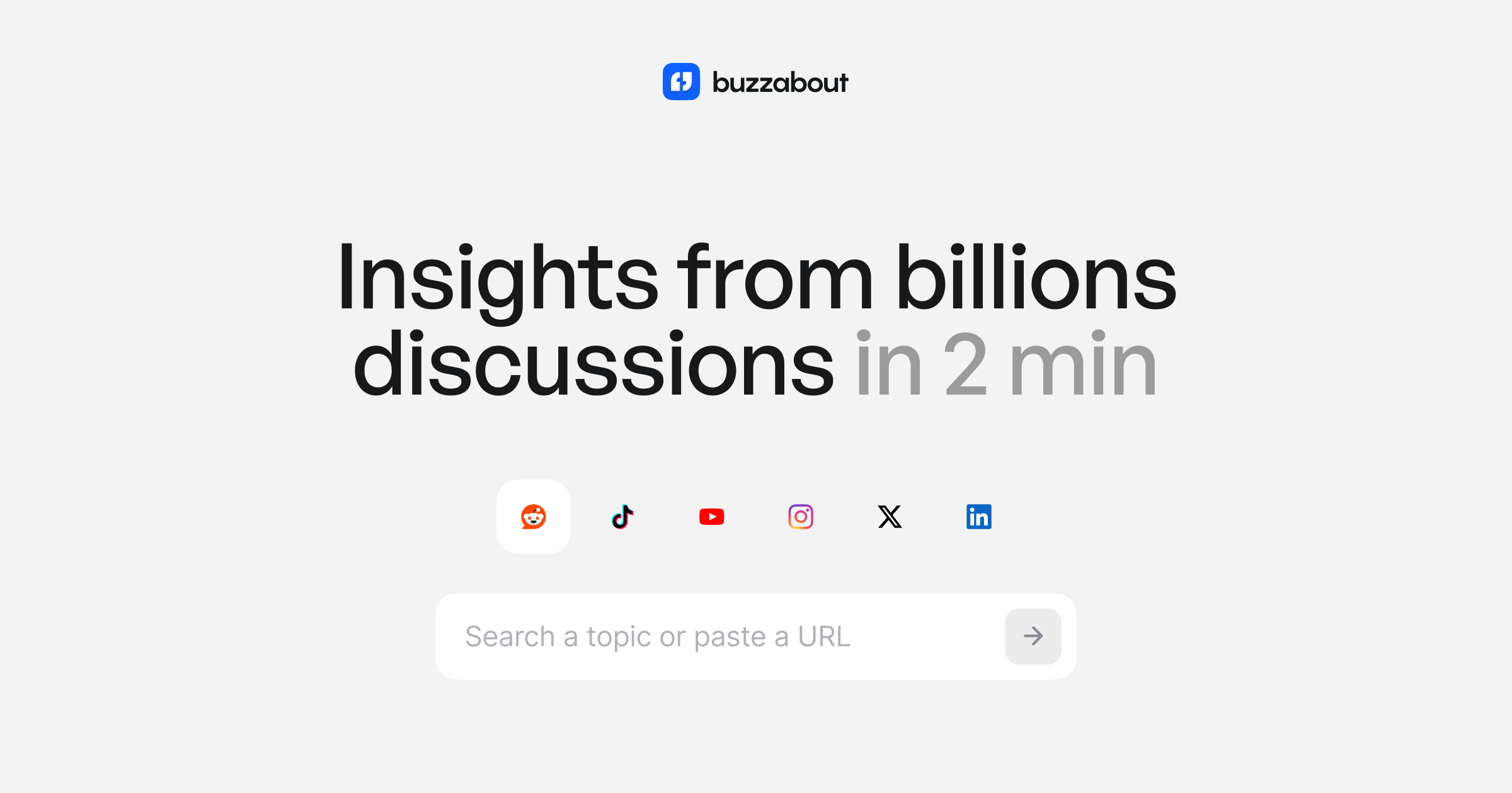 buzzabout - AI-powered social media intelligence