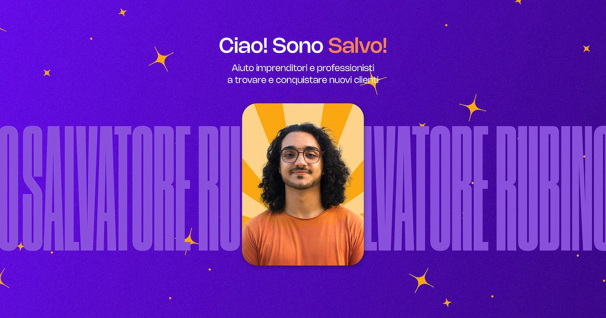 Salvatore Rubino - Graphic Designer Freelance