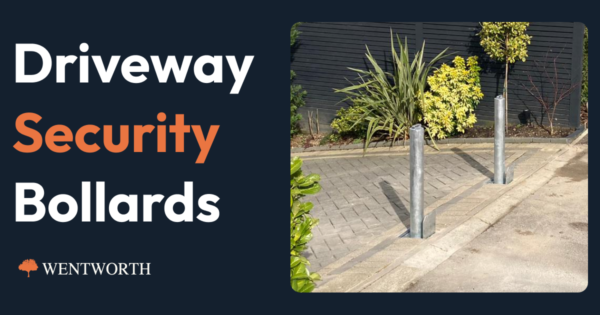 Driveway Security Bollards - Prevent Vehicle Theft
