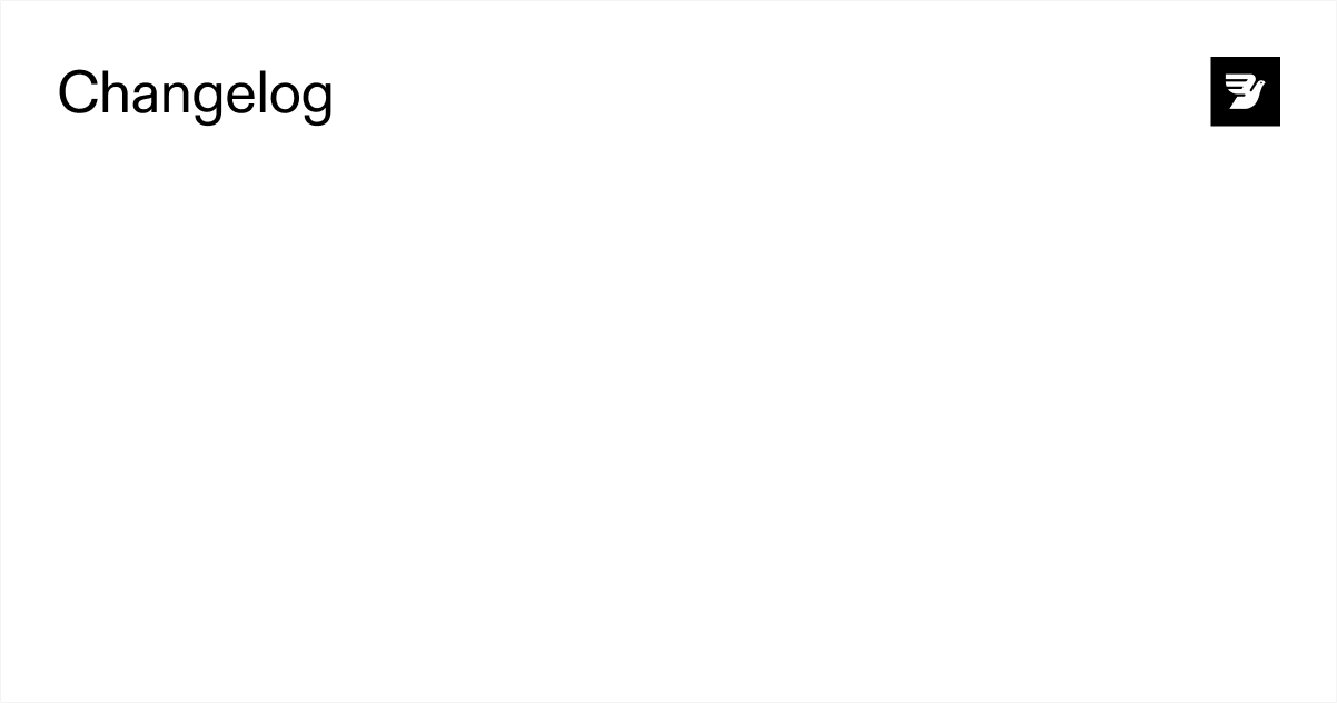 Changelog | Bird (formerly MessageBird)