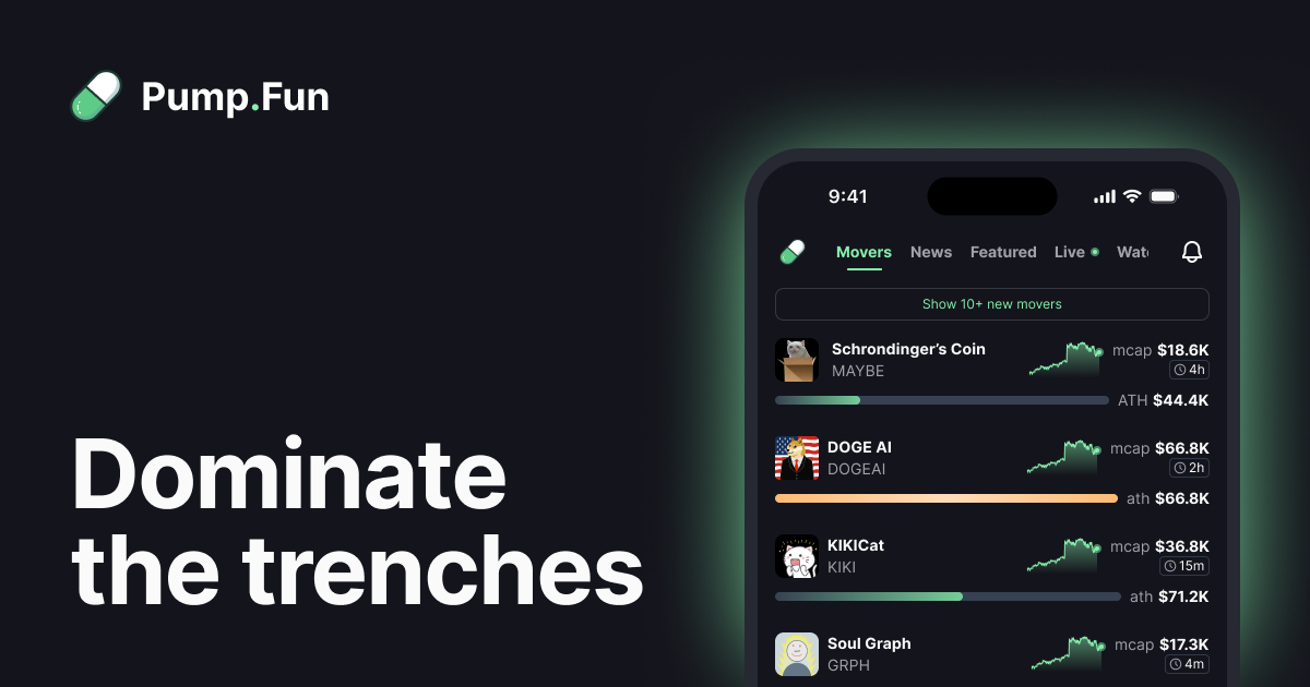 Pump App | Dominate the trenches