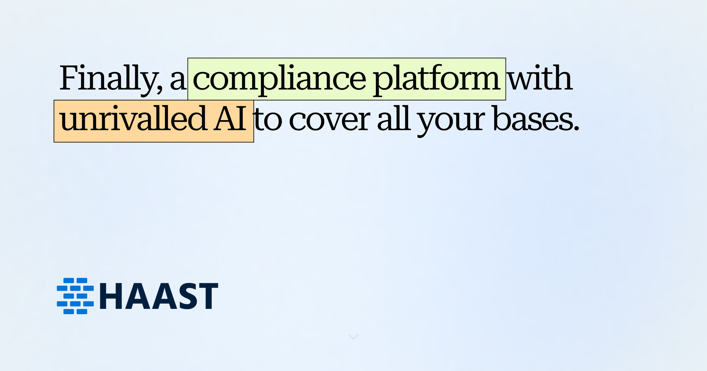 Haast | About Us | Compliance Platform