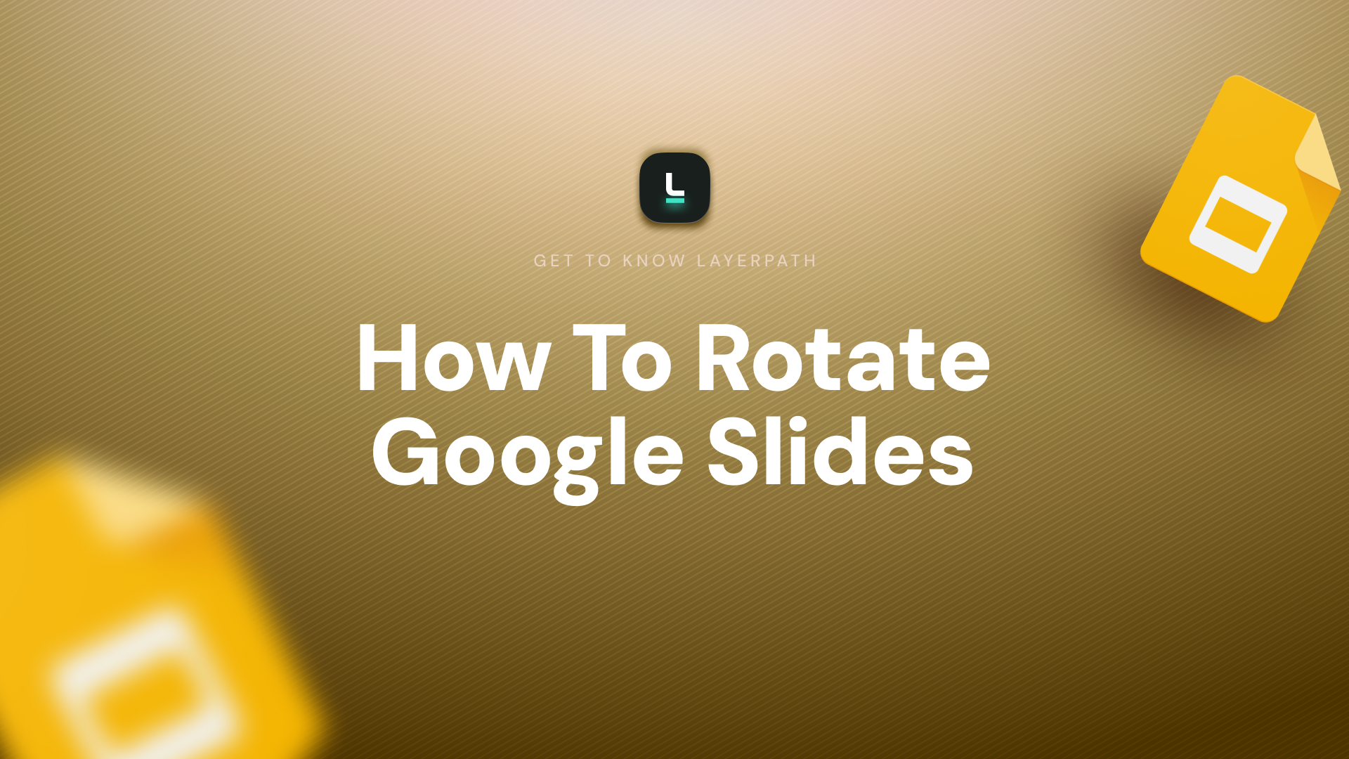 How To Rotate Google Slides