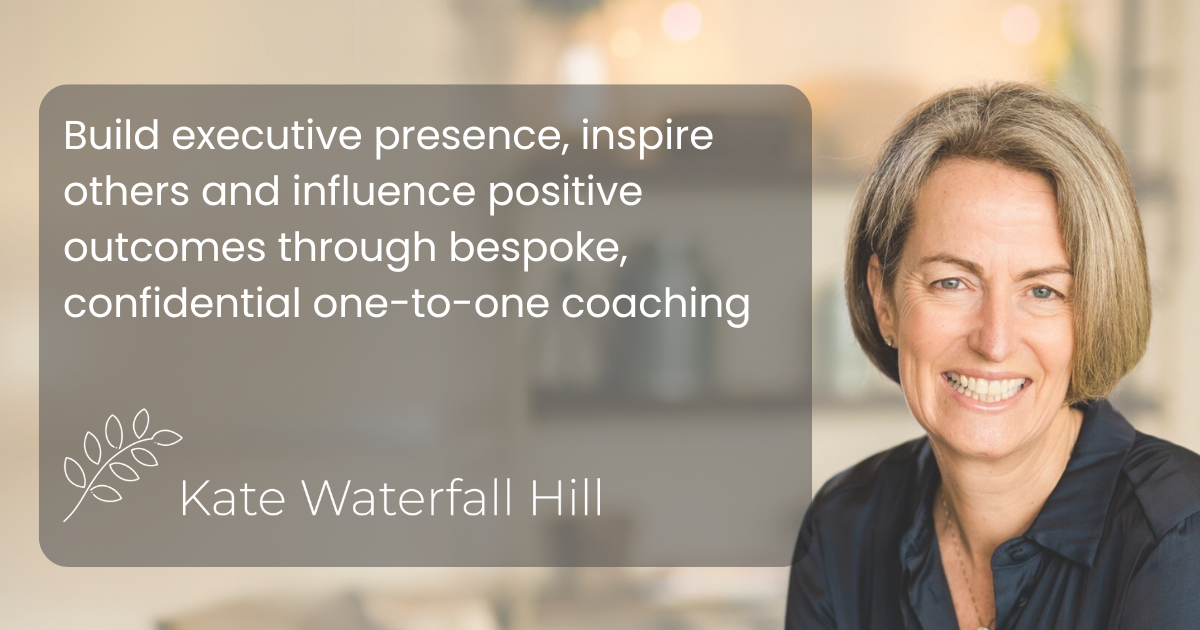 One-to-One Leadership Coaching | Kate Waterfall Hill