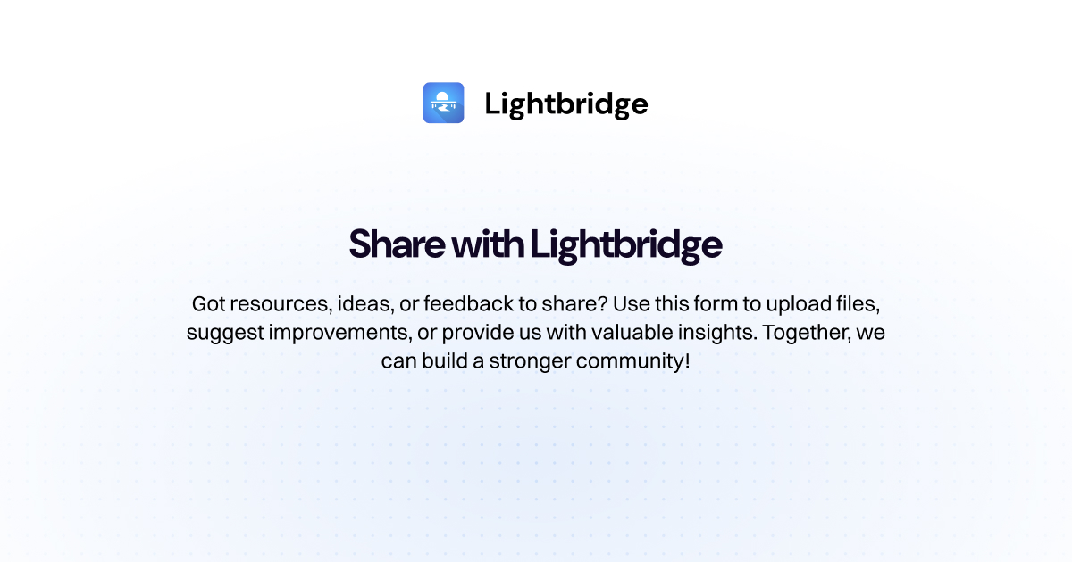 Share with Lightbridge - Lightbridge Life