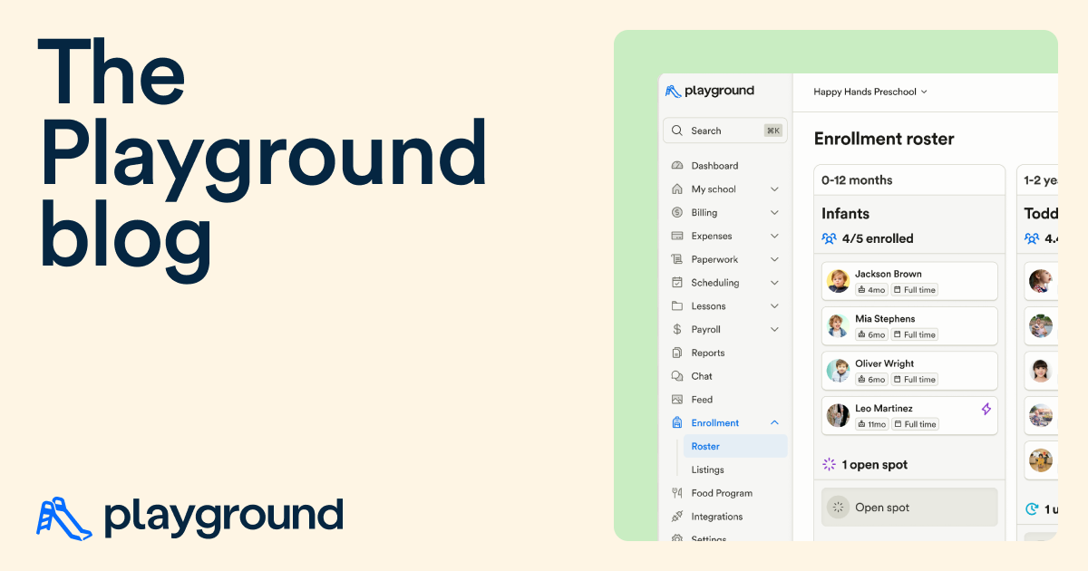 Playground | Best Child Care Management Software & App