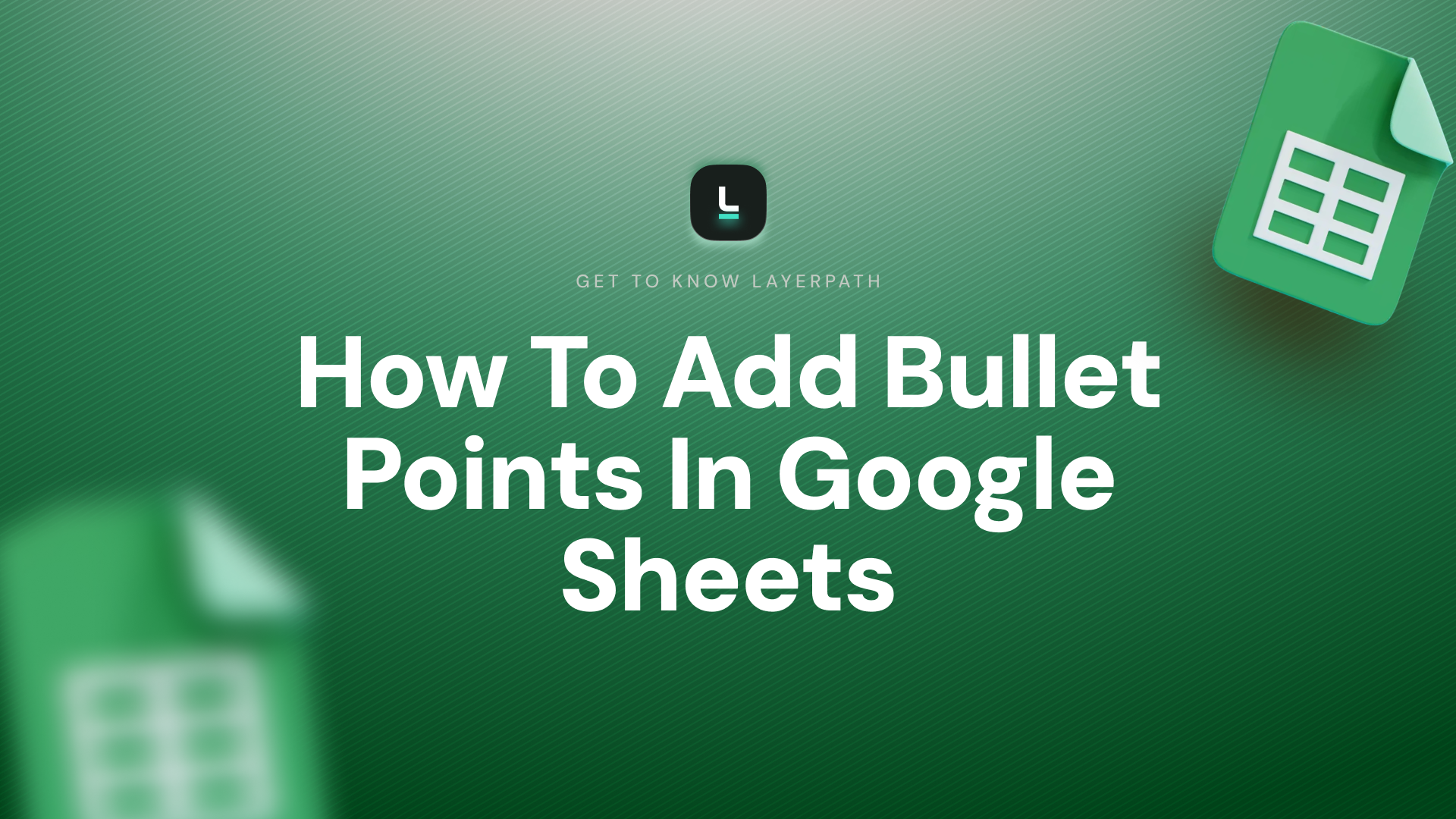 How To Add Bullet Points In Google Sheets