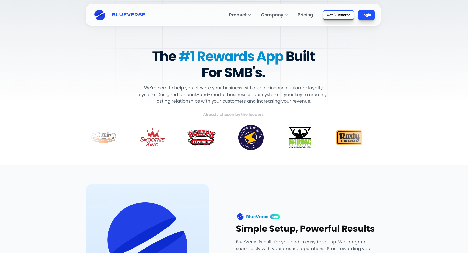 BlueVerse Rewards App | All-in-One Customer Loyalty System
