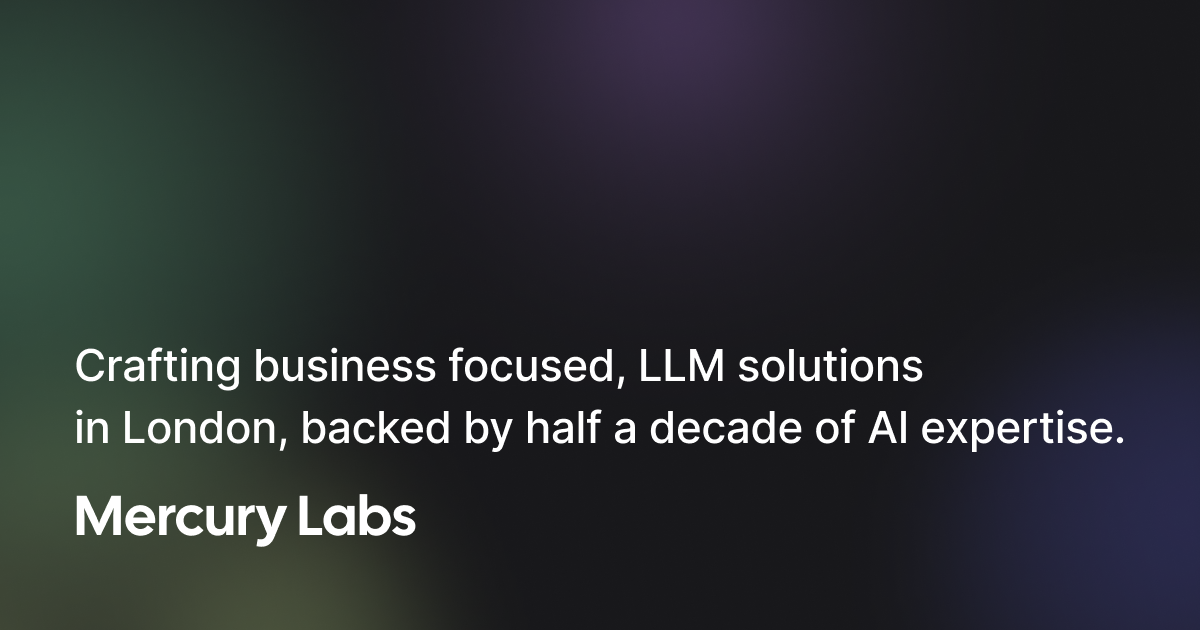 Mercury Labs - AI Partners for Businesses