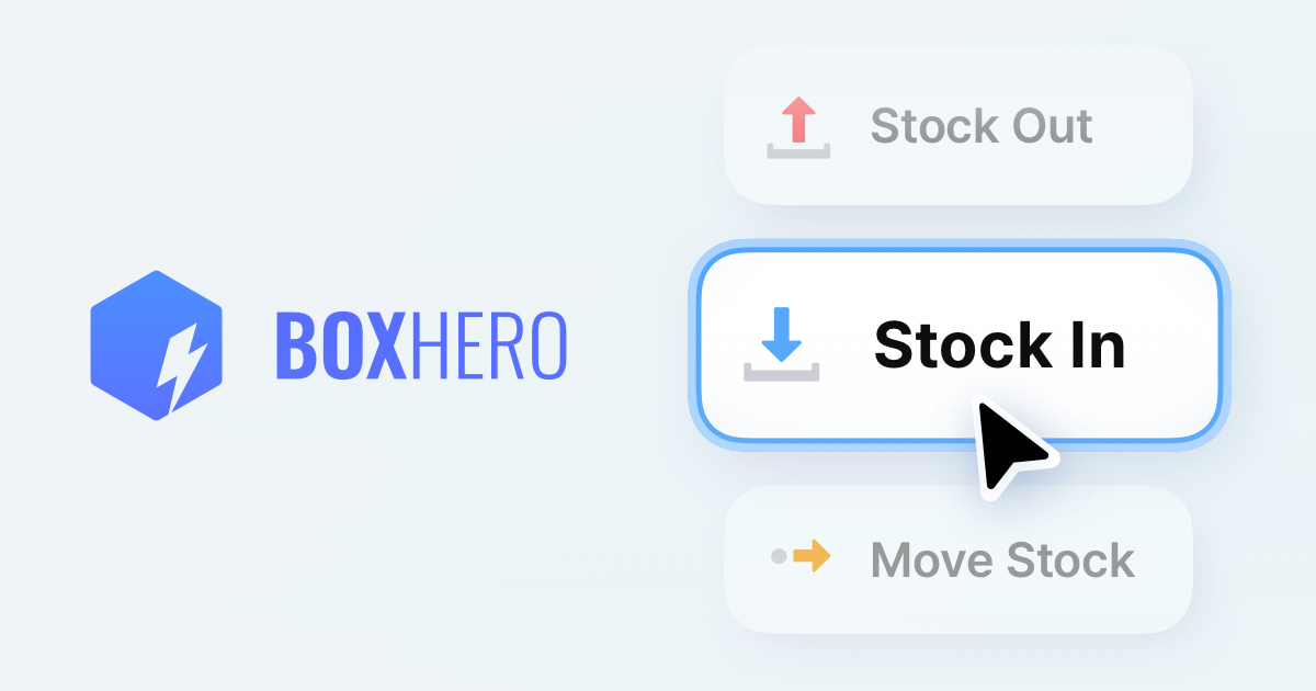 BoxHero Inventory Control: Real-Time Stock Tracking