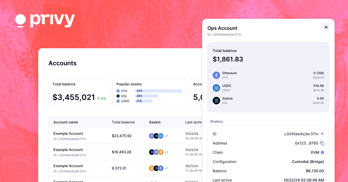 Accounts | Privy