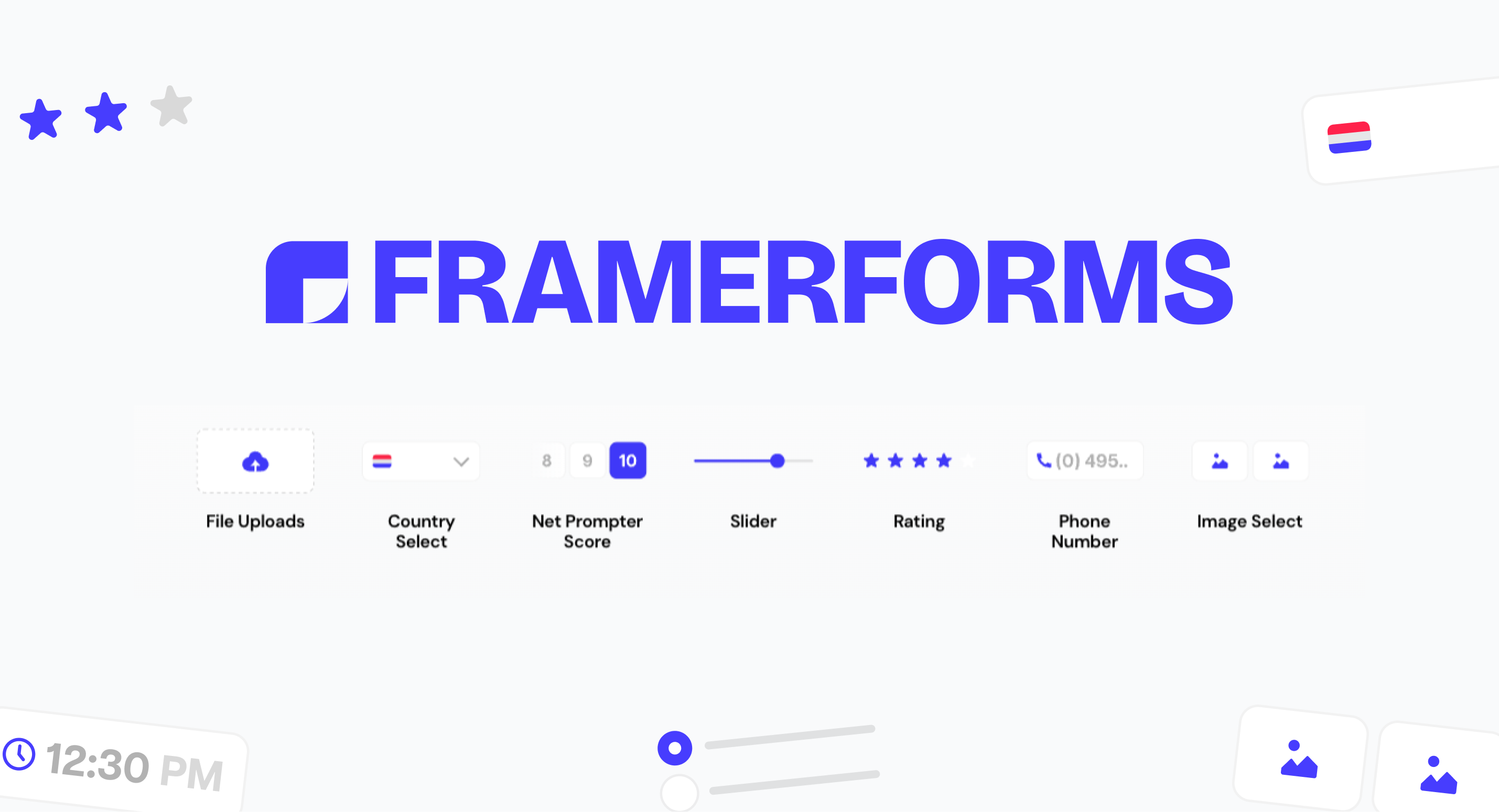 More inputs for Framer Forms | FramerForms