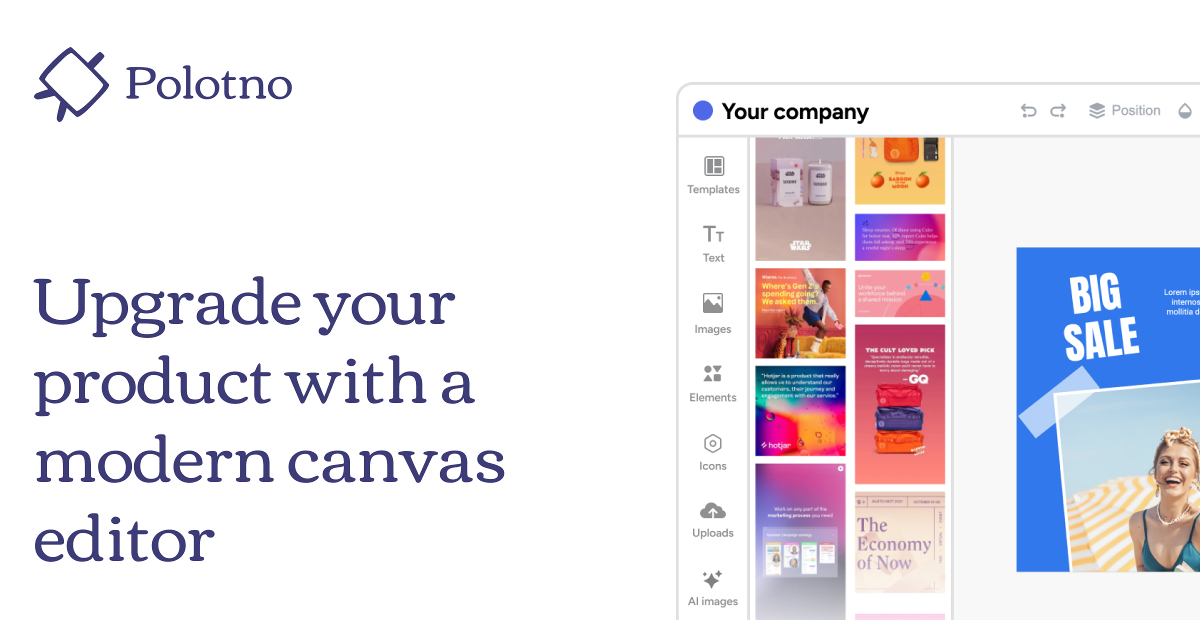 Upgrade your product with a modern canvas editor