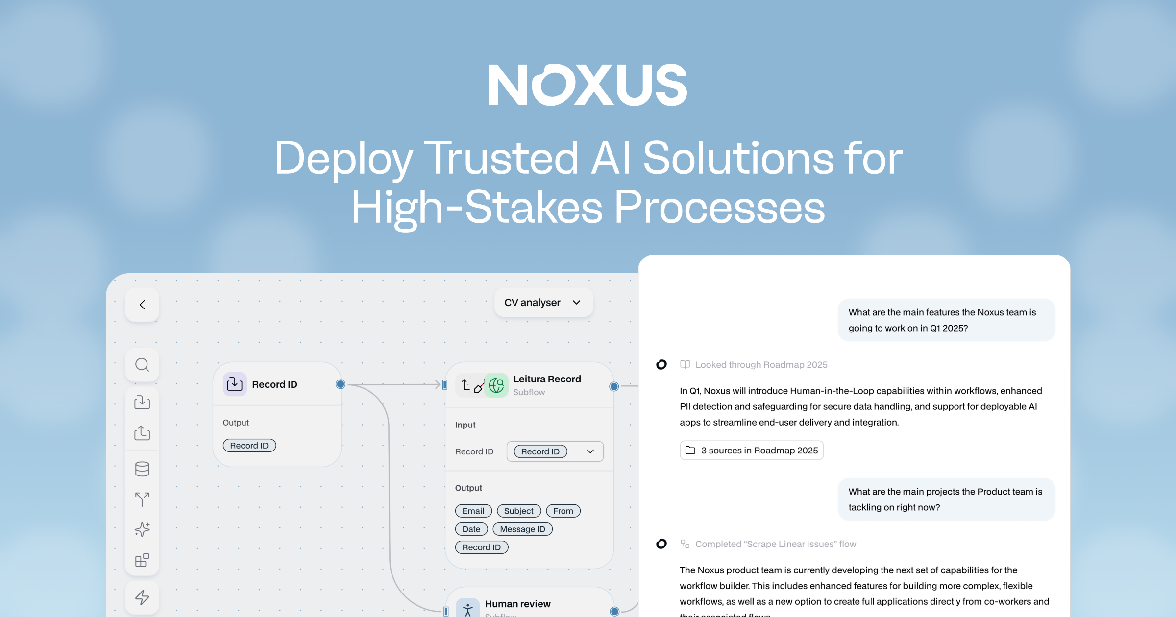Noxus - AI Solutions for High-Stakes Processes