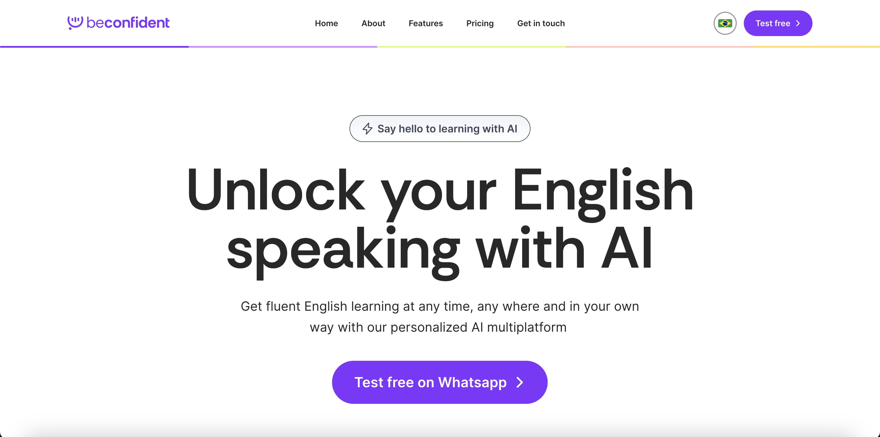 Beconfident | Speak your way with AI