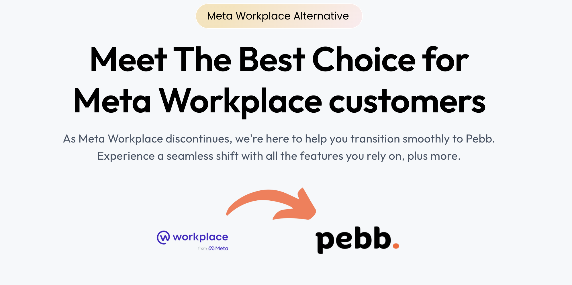 Best Meta Workplace Alternative – Switch to Pebb for Free