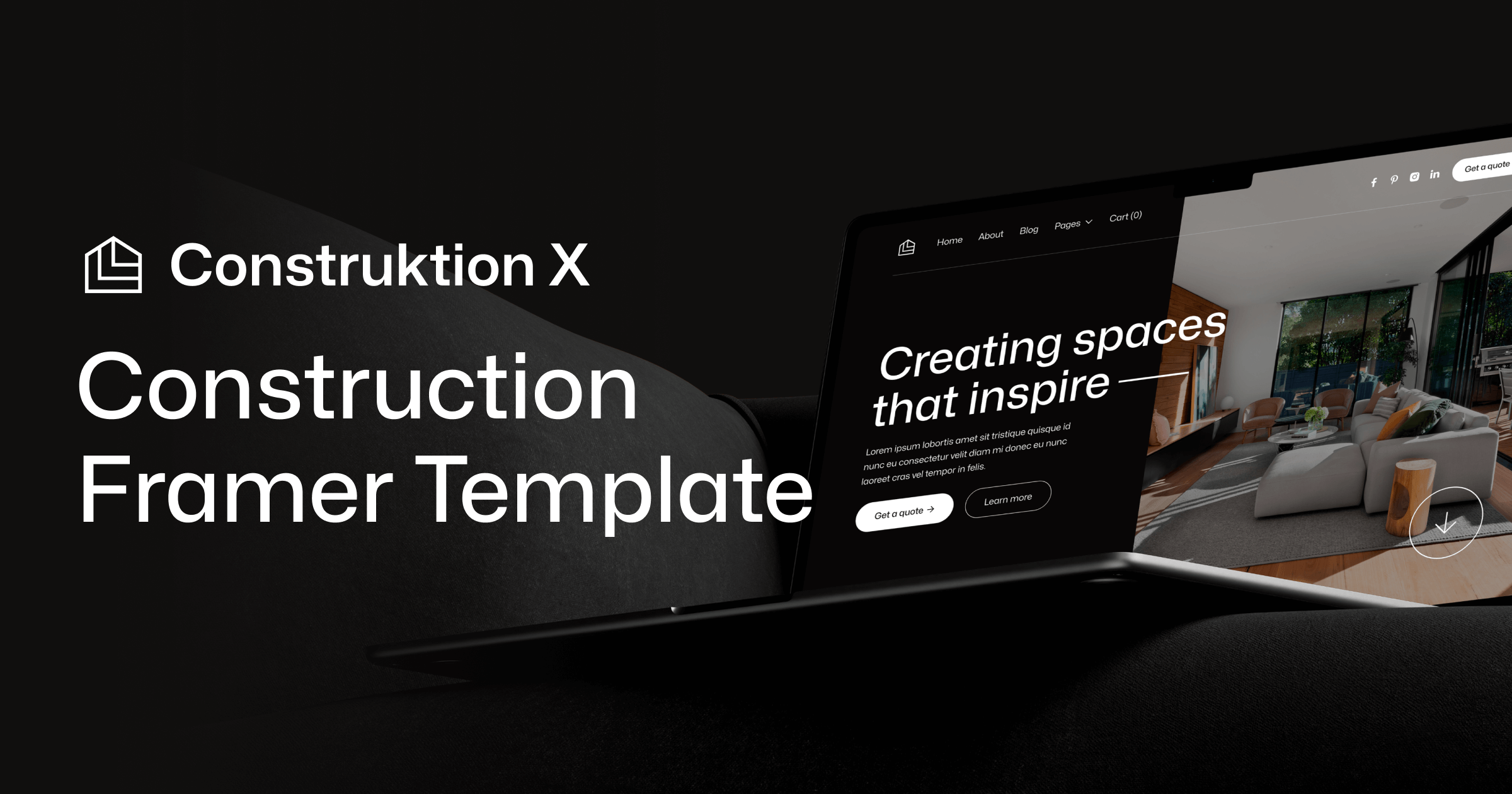 Home - Construction Framer Template | Construktion X