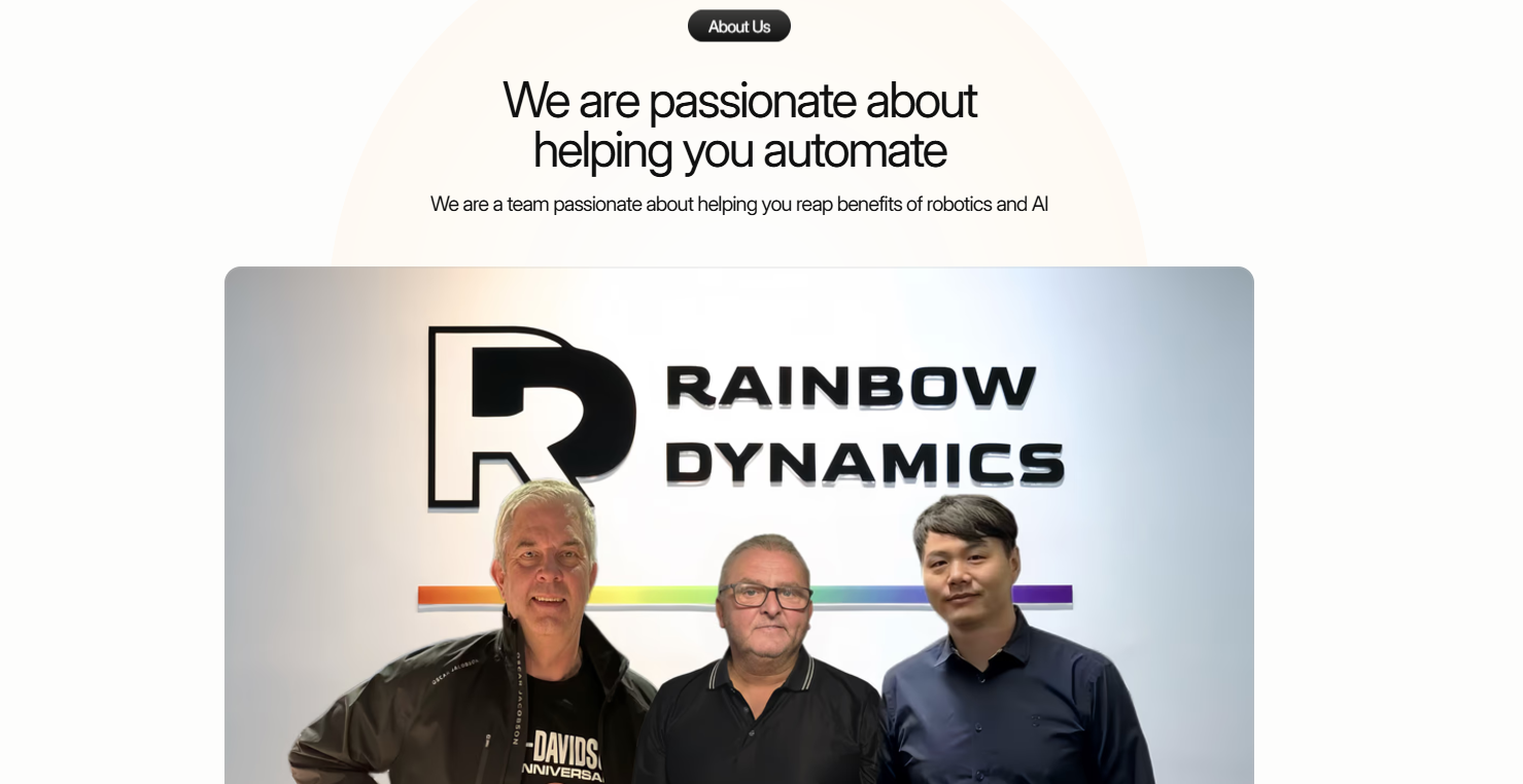 About us | Rainbow Dynamics's professional team are passionate about ...