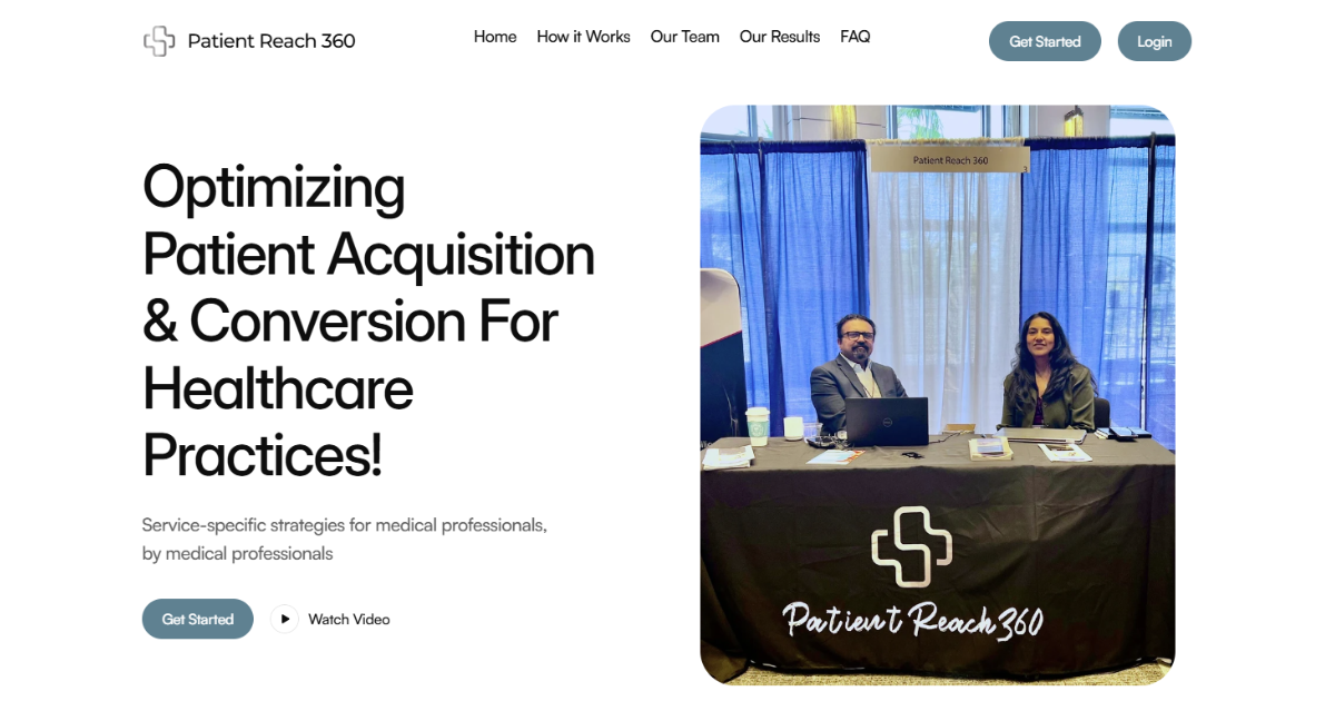 Patient Reach 360 | Healthcare Marketing & Lead Generation Platform