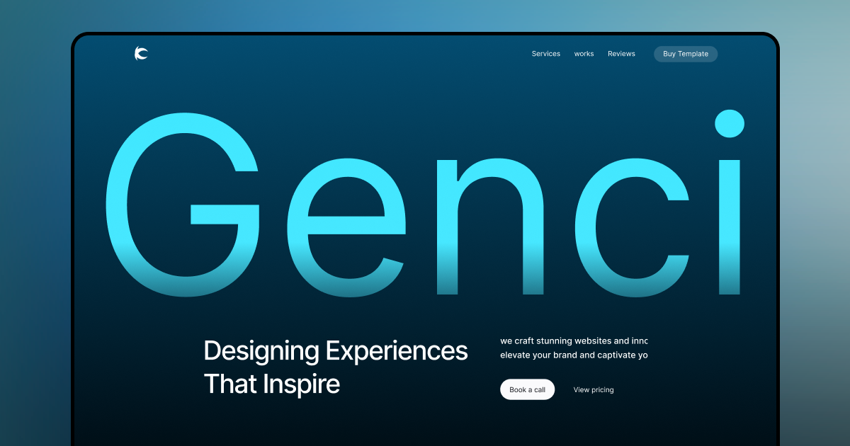 Genci - Agency Template