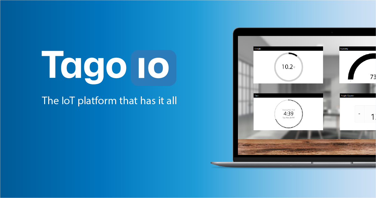 TagoIO Beautiful visualizations for IoT solutions
