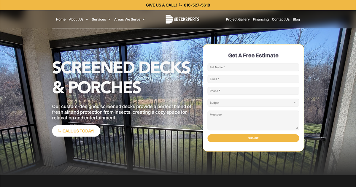 Screened Deck and Porch Specialists | Kansas City | The Decksperts