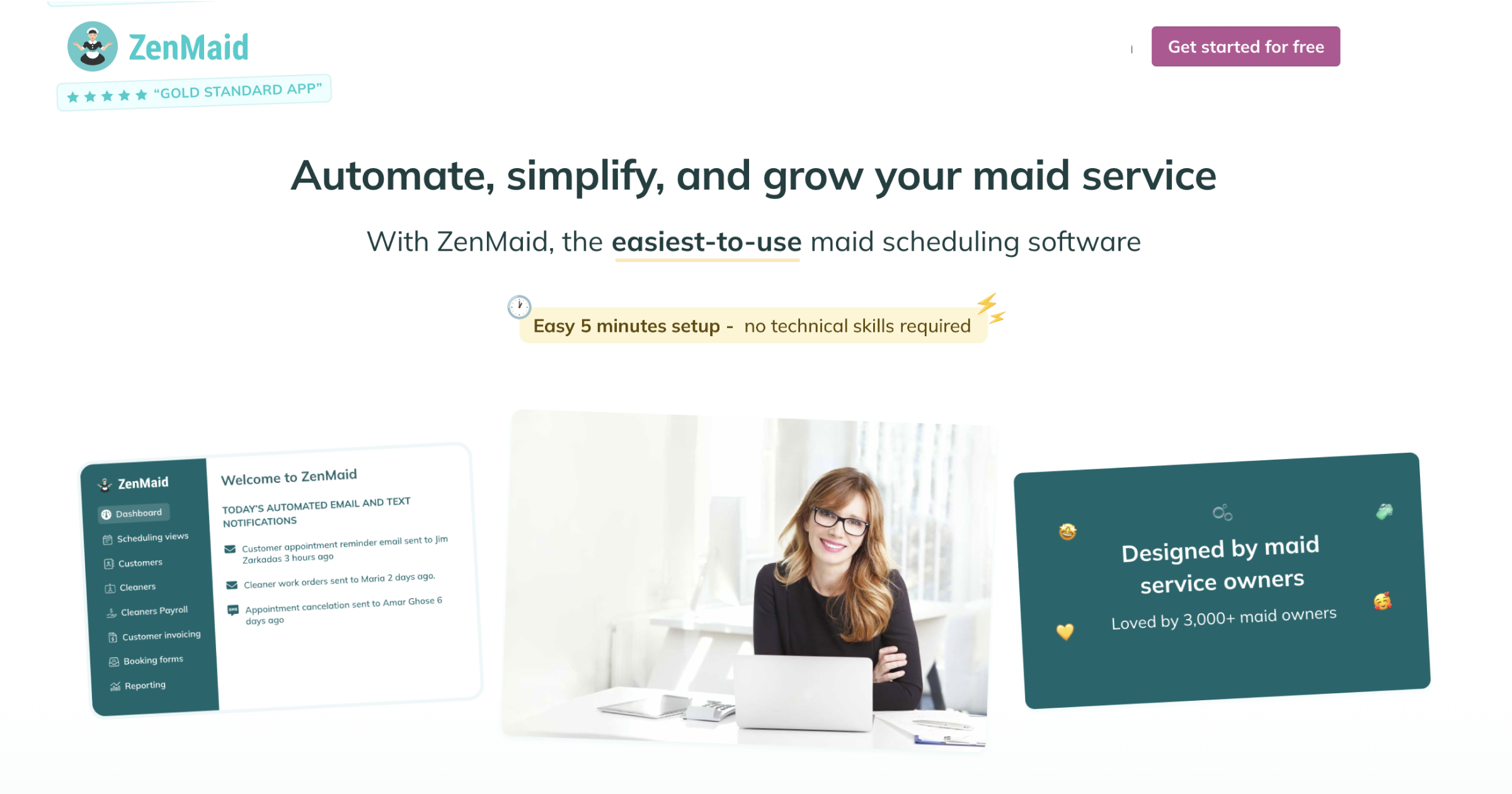 Effortless Cleaning Service Scheduling Software - ZenMaid