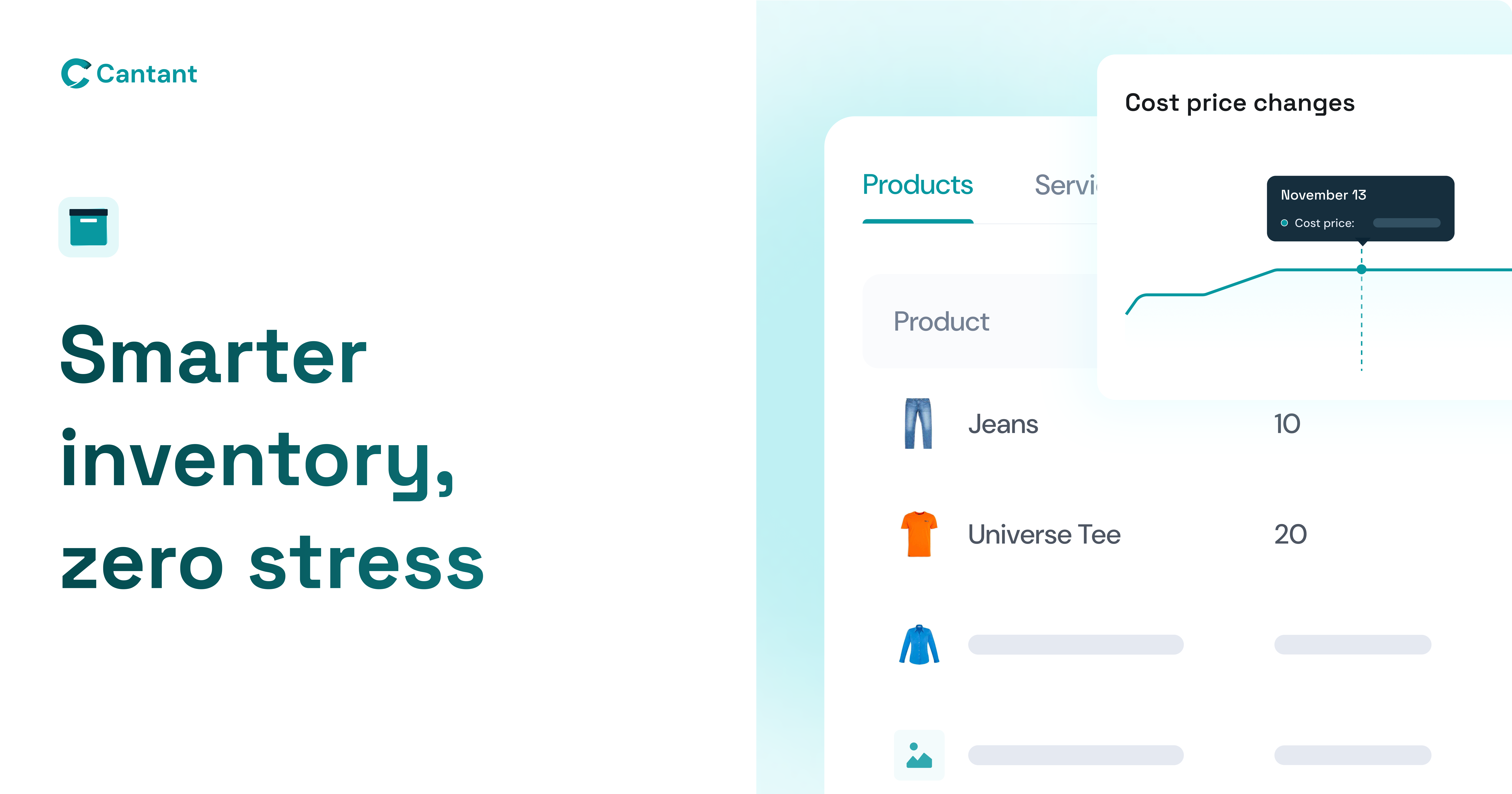 Inventory - Smarter Inventory Management | Cantant