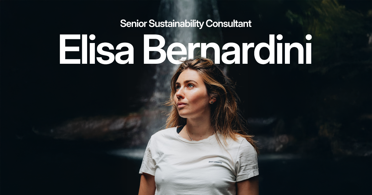 Elisa Bernardini | Senior Sustainability Consultant | Chartered Accountant