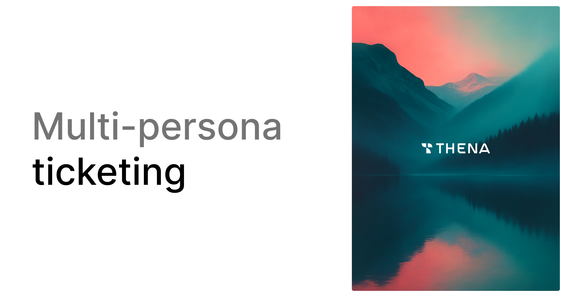 Multi-persona ticketing for B2B teams | Customer support | Account ...