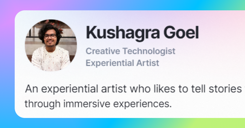 Kushagra's Portfolio