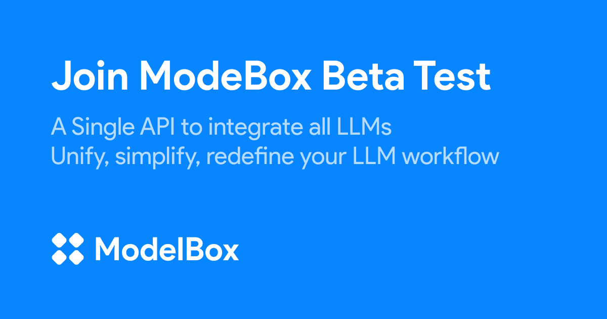 Join Beta Test | ModelBox
