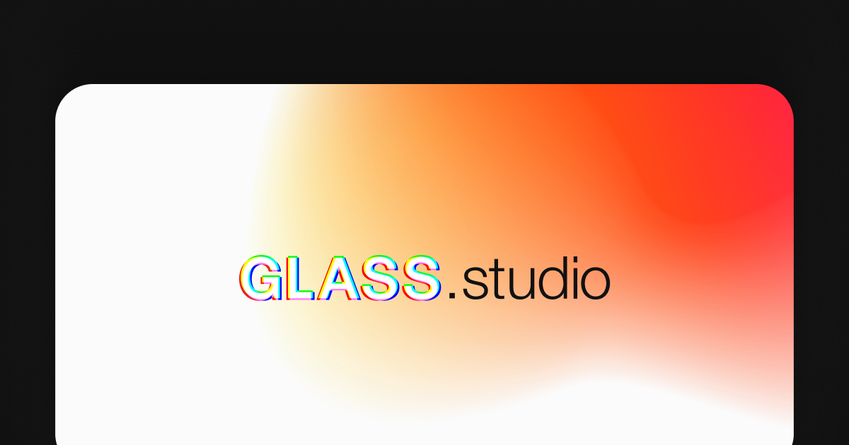 Glass.studio | Crafting Experiences for Digital and Physical Spaces
