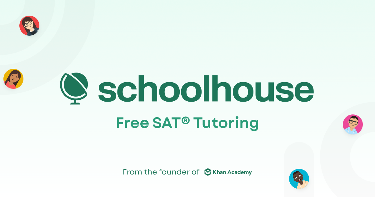 Free SAT® Tutoring | Schoolhouse SAT Bootcamps