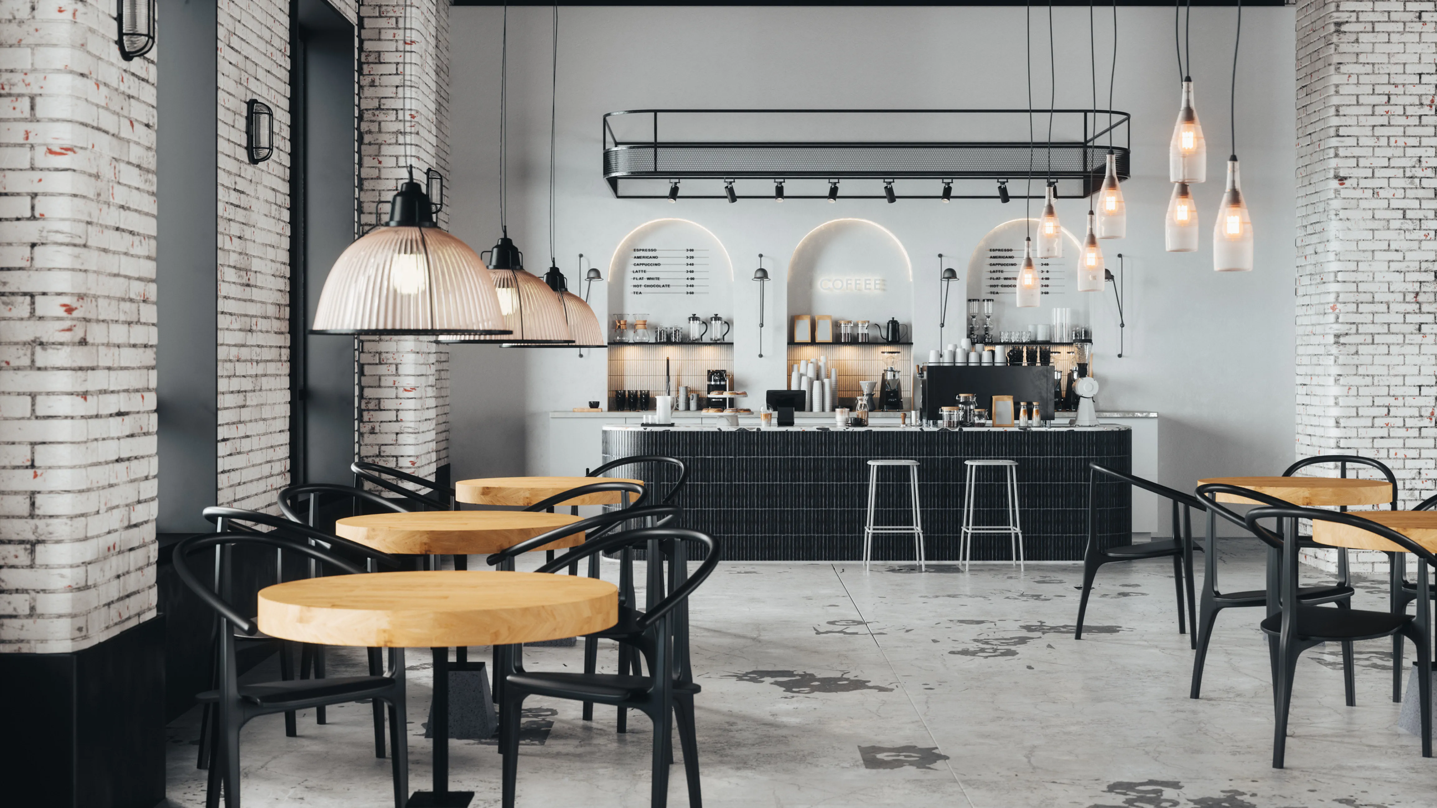 Commercial: Restaurants, retail spaces, and offices transformed.
