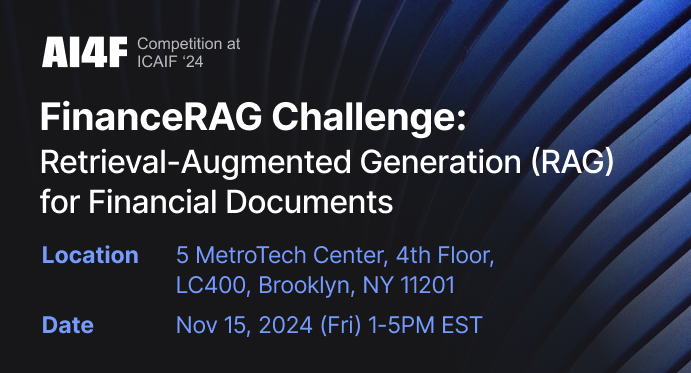 FinanceRAG Challenge: Retrieval-Augmented Generation (RAG) for Financial Documents
