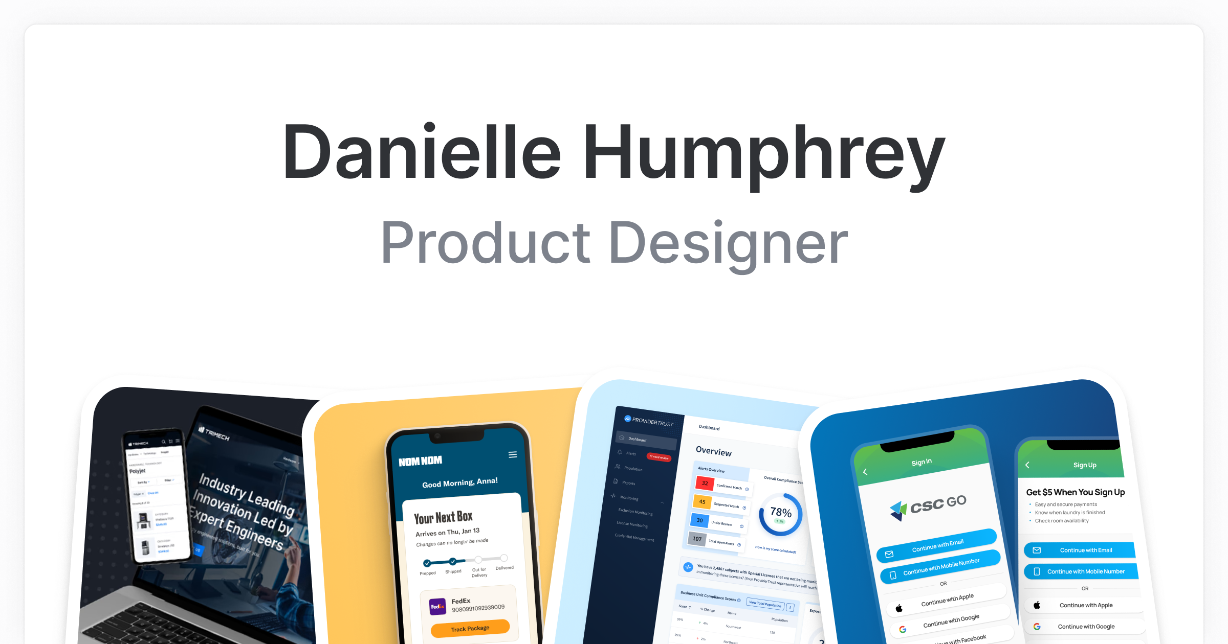 Danielle Humphrey – Product Designer